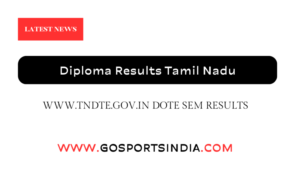 TNDTE Diploma Result 2025 - tndte.gov.in Diploma Results
